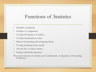 Introduction to statistics | PPTX