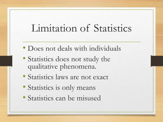 Introduction to statistics | PPTX