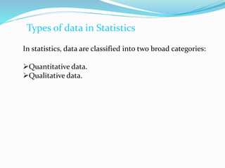 Introduction to Statistics | PPTX