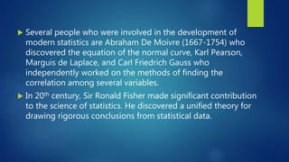 Introduction to statistics | PPTX