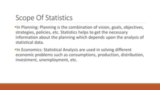 Introduction to statistics | PPTX