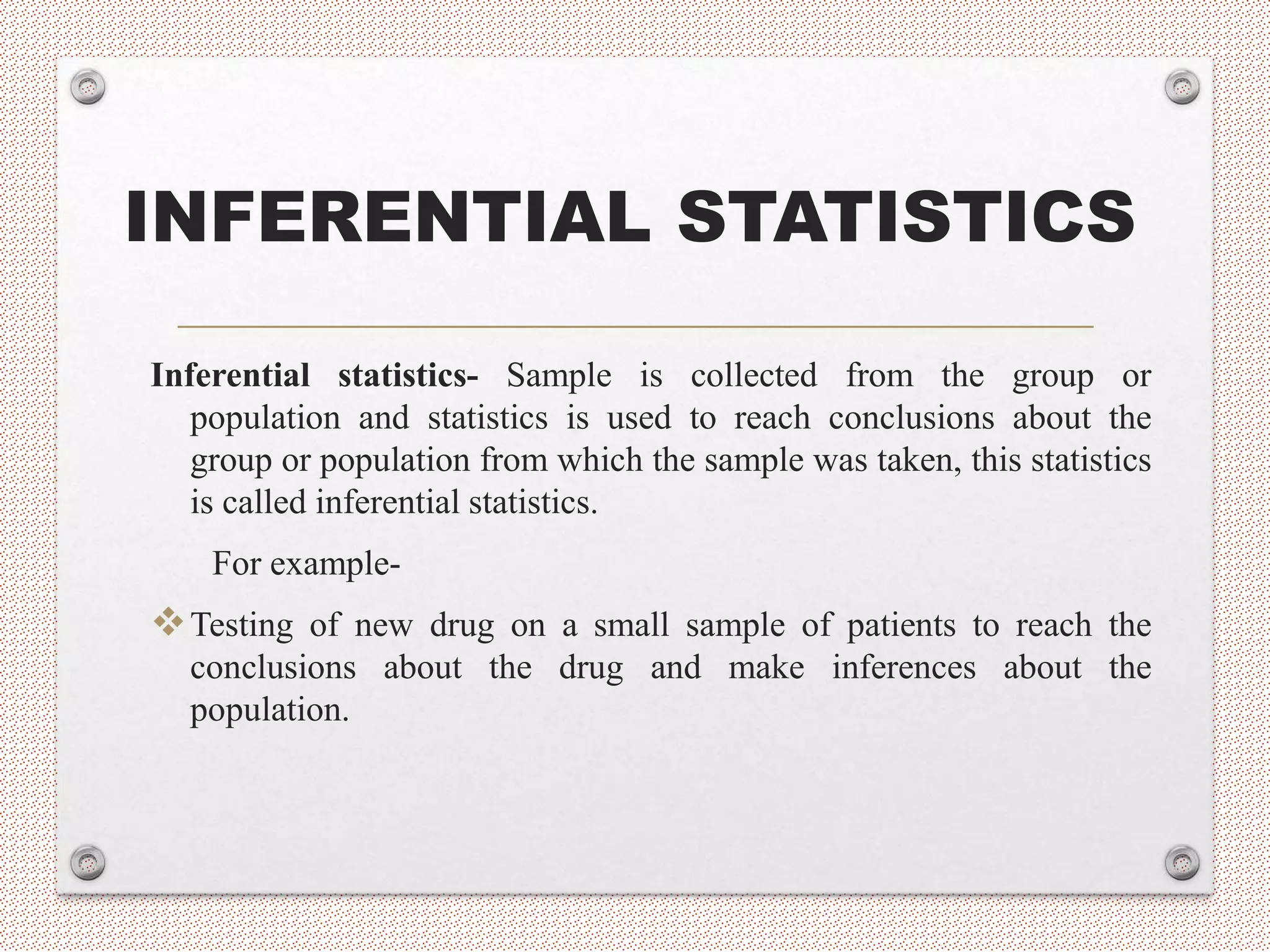 Introduction to statistics | PPTX