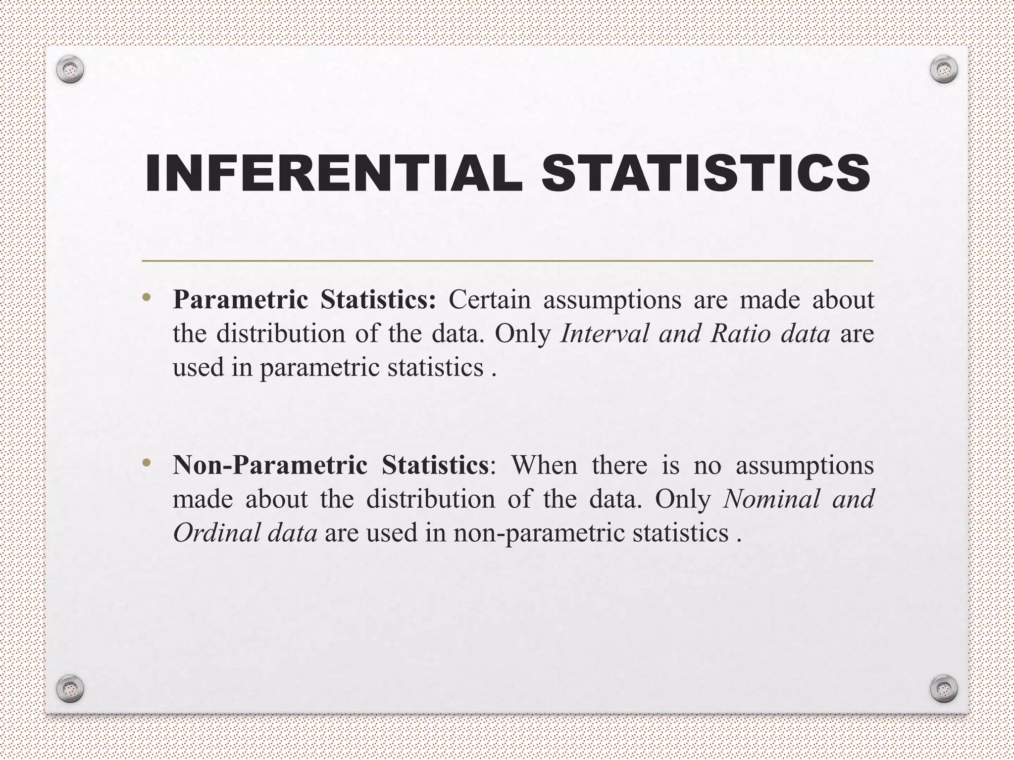 Introduction to statistics | PPTX