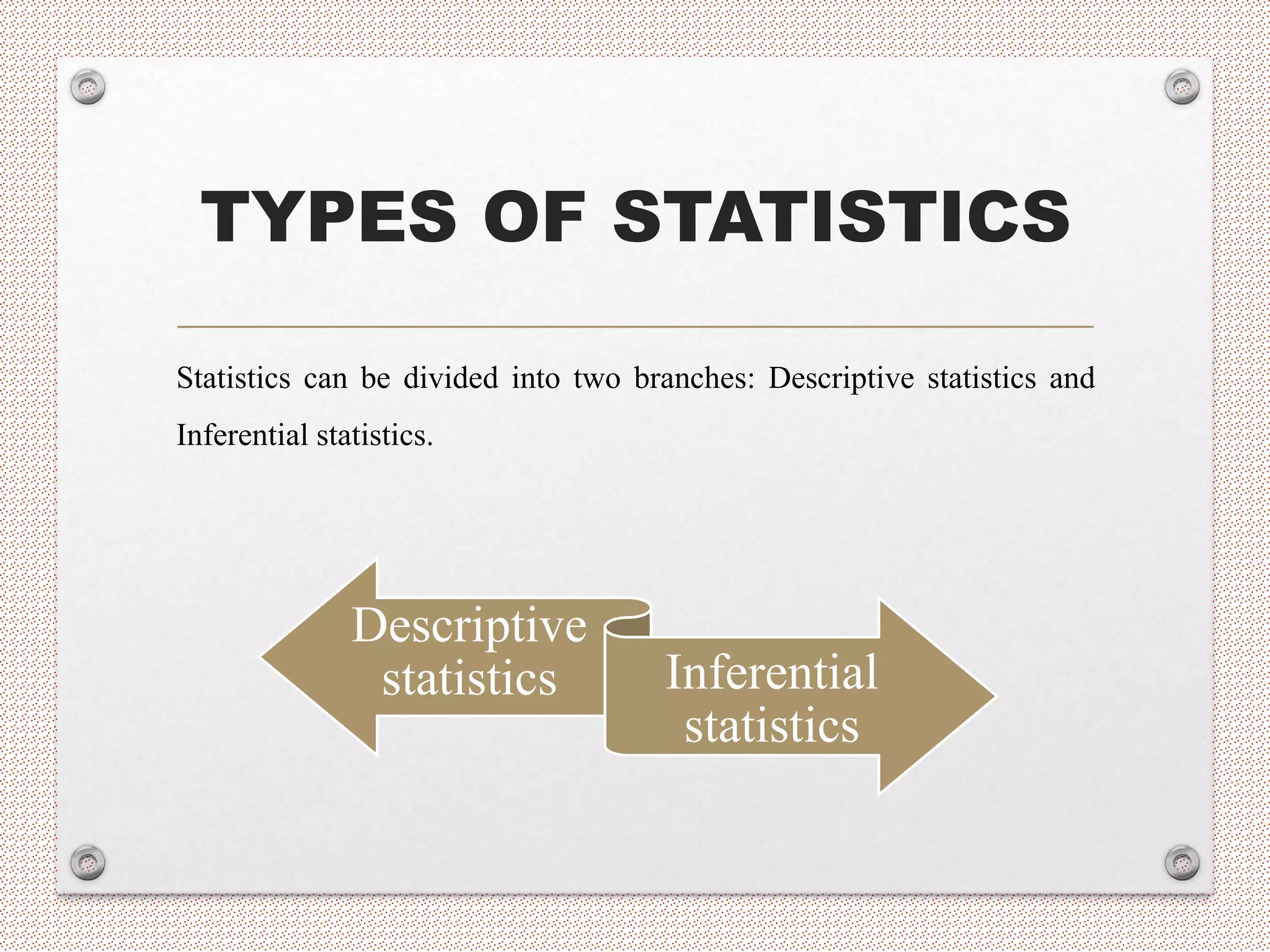 Introduction to statistics | PPTX