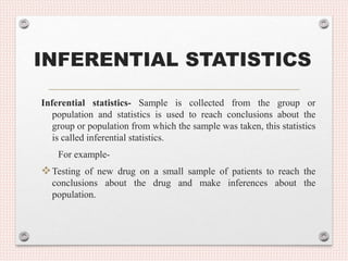 Introduction to statistics | PPTX