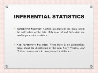 Introduction to statistics | PPTX