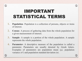 Introduction to statistics | PPTX
