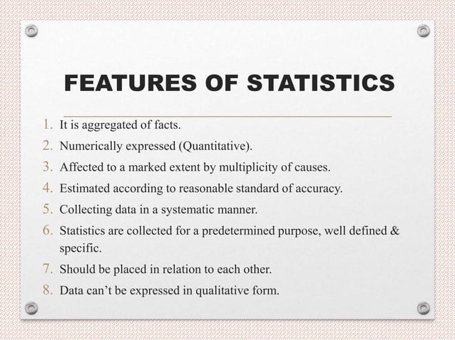 Introduction to statistics | PPTX