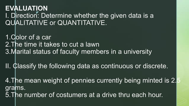 INTRODUCTION TO STATISTICS.pptx Grade-7 Slides | PPTX