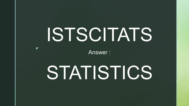 INTRODUCTION TO STATISTICS.pptx Grade-7 Slides | PPTX