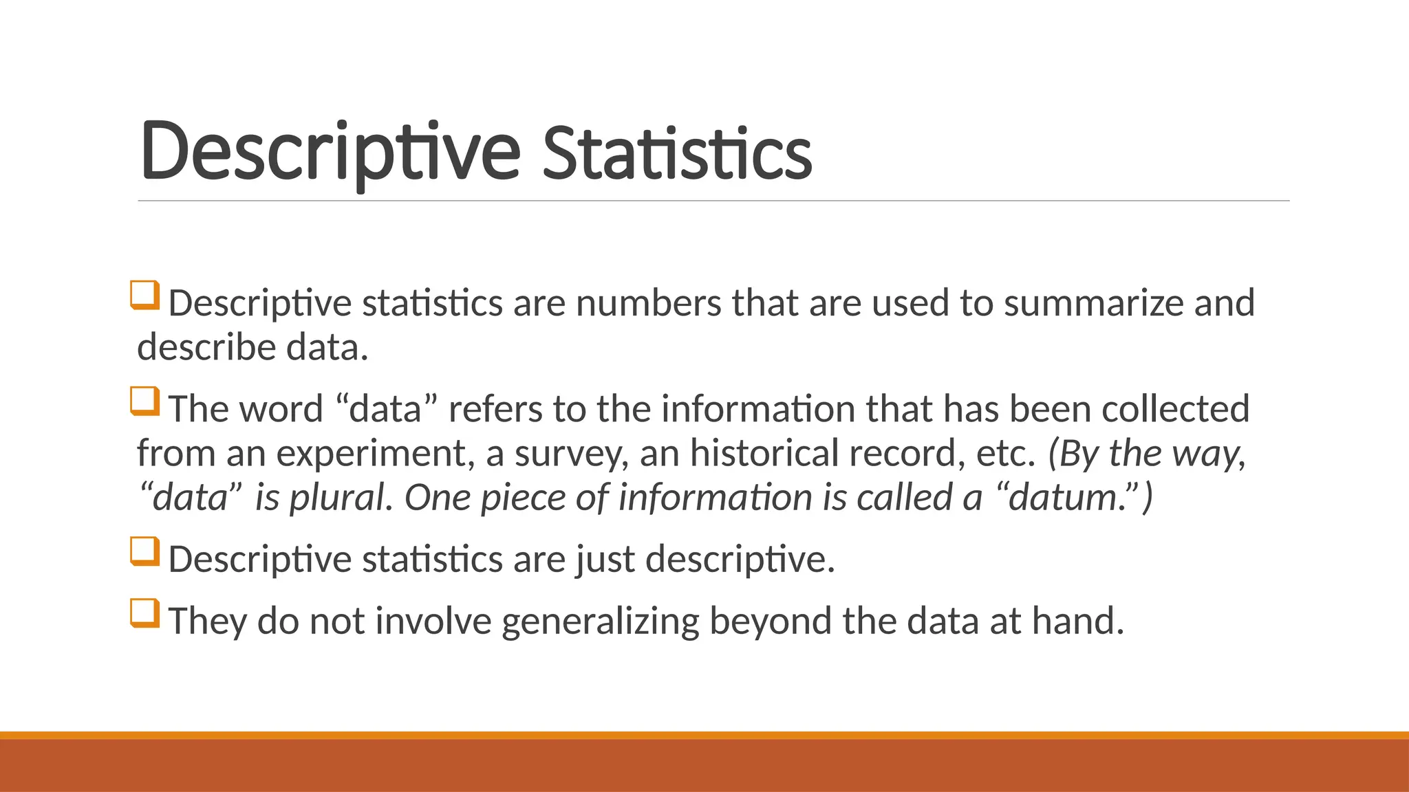 Introduction to Statistics For Free.pptx