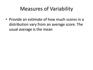 Introduction to statistics 3 | PPT