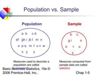 Introduction to statistics 1 | PPT