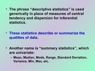 Introduction to Statistics2312.ppt Maths | PPT