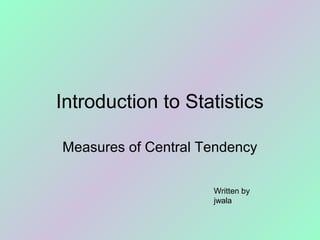 Introduction to statistics | PPT