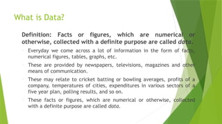 Introduction to Statistics statistics formuls | PPTX
