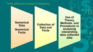 Introduction to statistics for social sciences 1 | PPT