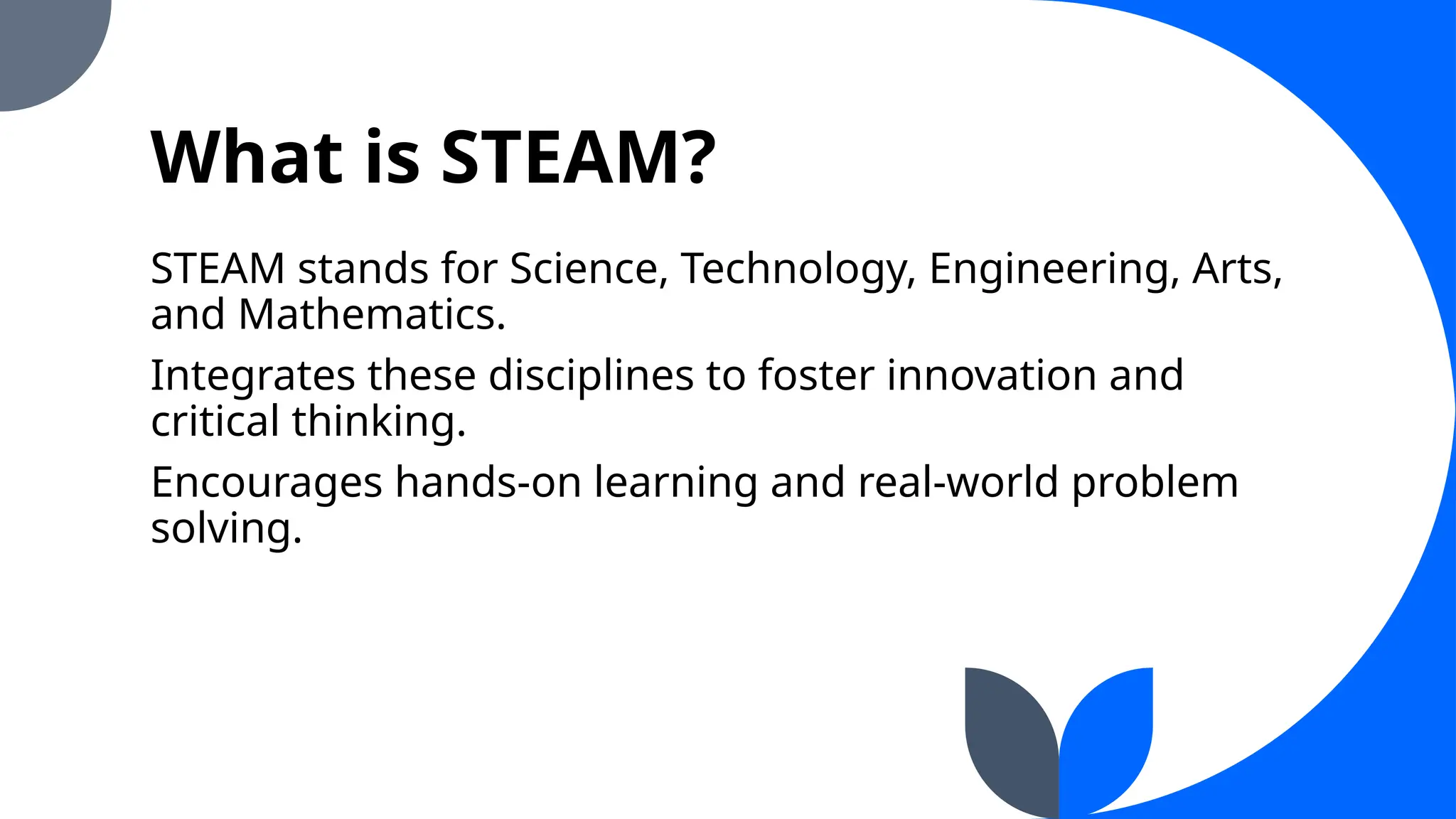 Introduction to STEAM Education for junir school.pptx