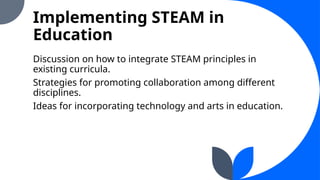 Introduction to STEAM Education for junir school.pptx