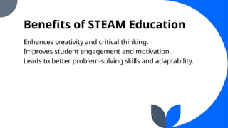Introduction to STEAM Education for junir school.pptx