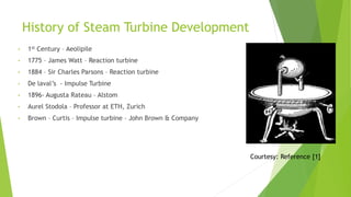 Introduction to steam turbine | PPTX