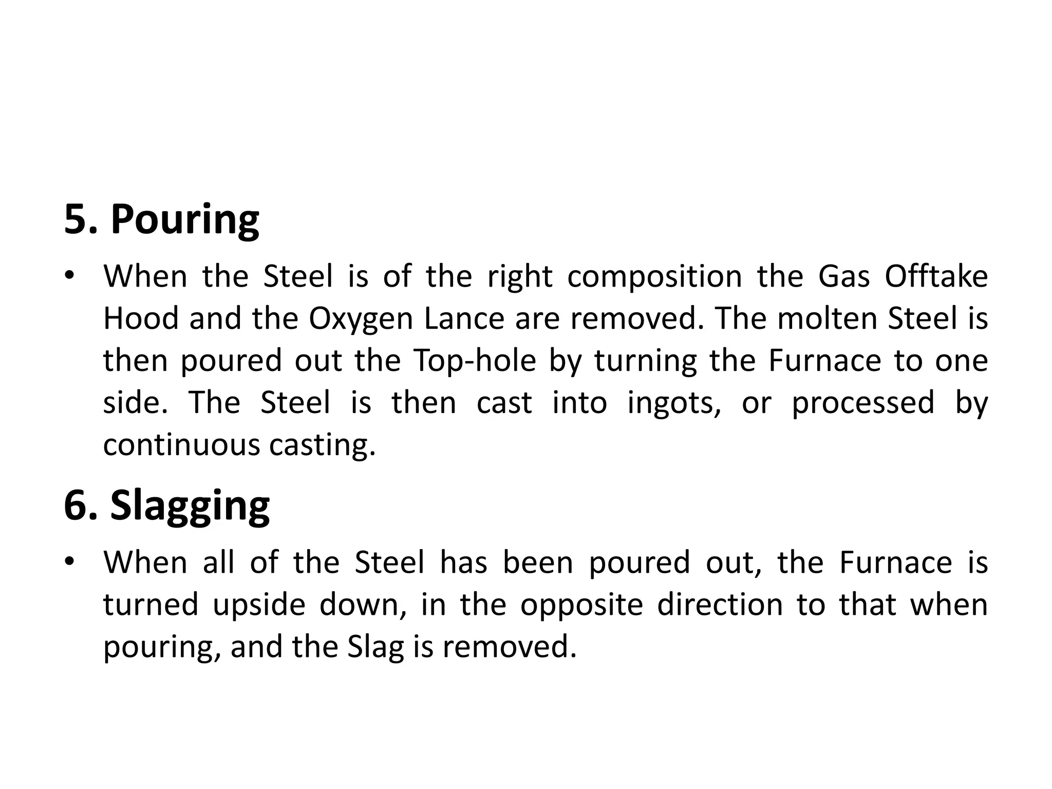 Introduction to steel making processes | PPTX