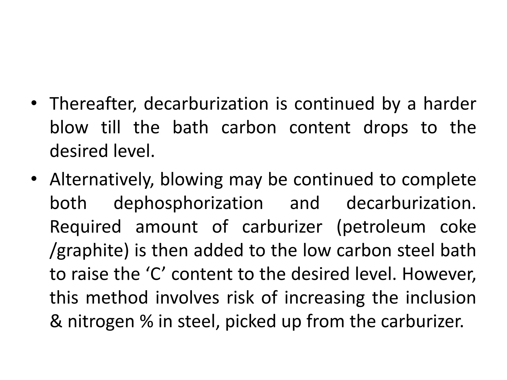 Introduction to steel making processes | PPTX