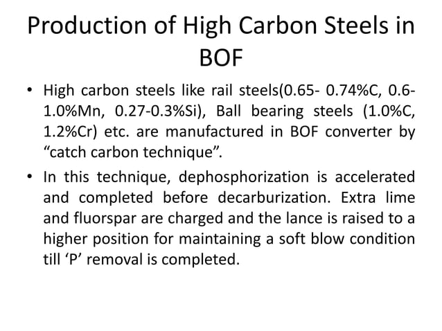 Introduction to steel making processes | PPTX | Chemistry | Science