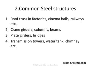 Introduction to Steel structures in architecture | PPT