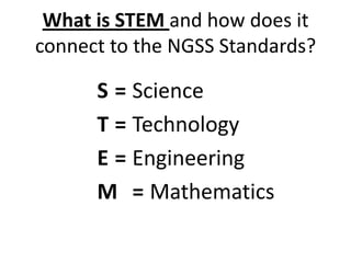 CE-FE-1 Introduction to Stem and the K-12 Science Framework | PPT