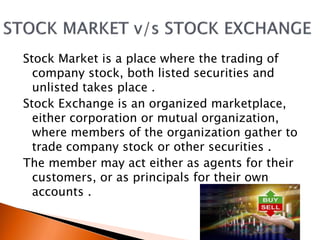 Introduction to stock market | PPT