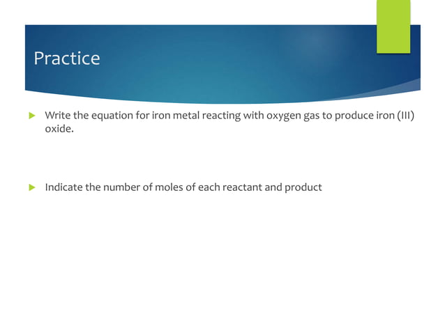 Introduction to stoichiometry | PPTX