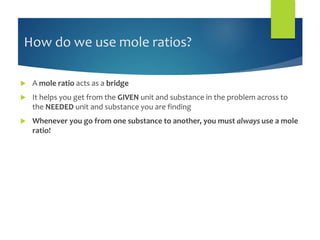 Introduction to stoichiometry | PPTX