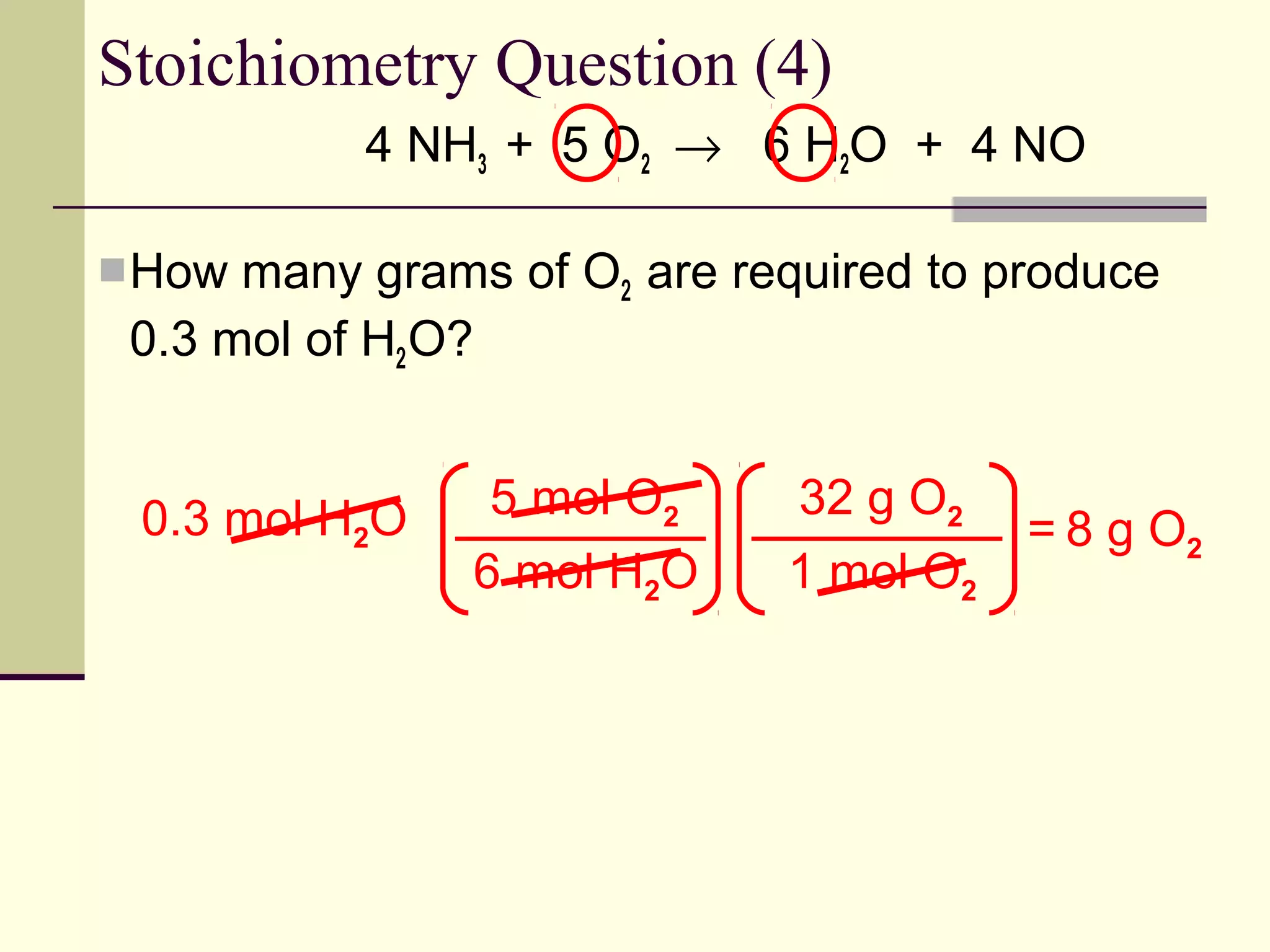 Introduction to stoichiometry | PPT