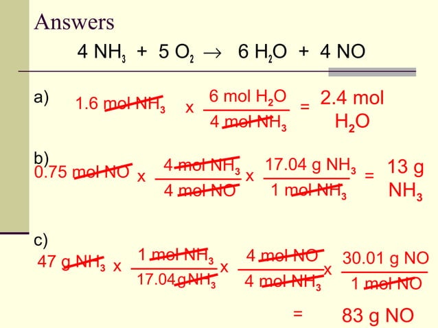 Introduction to stoichiometry | PPT | Chemistry | Science