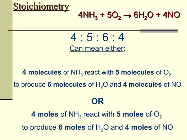 Introduction to stoichiometry | PPT | Chemistry | Science