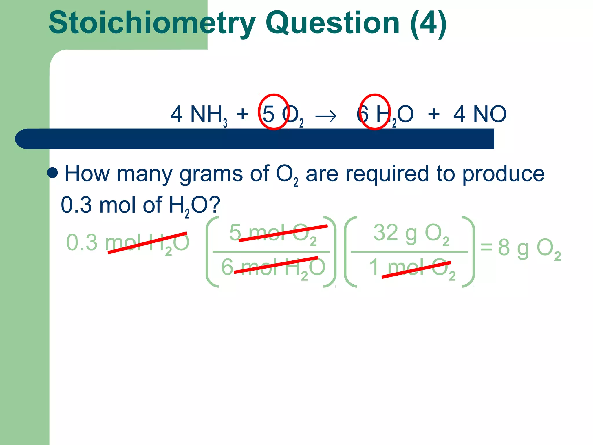 Introduction to stoichiometry | PPT