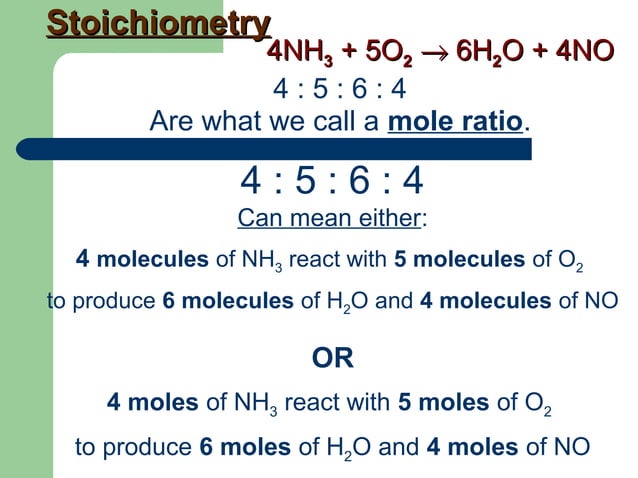 Introduction to stoichiometry | PPT