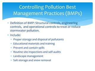 Introduction to storm water pollution prevention | PPT