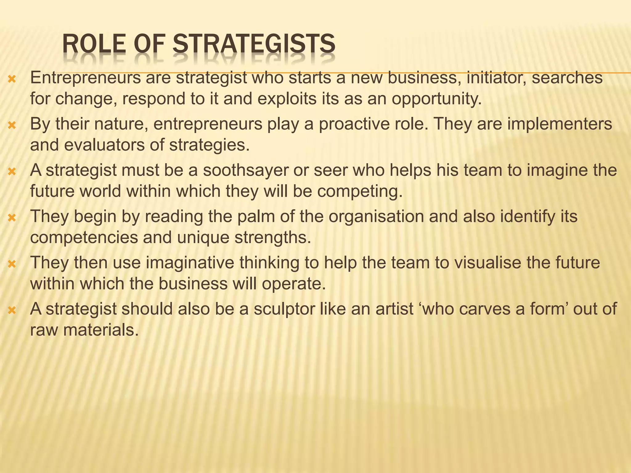 Introduction to Strategic Management | PPT