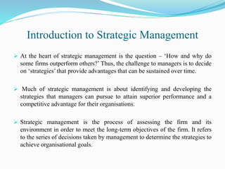 Introduction to Strategic Management- Unit 1 (3).pptx