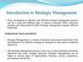 Introduction to Strategic Management- Unit 1 (3).pptx
