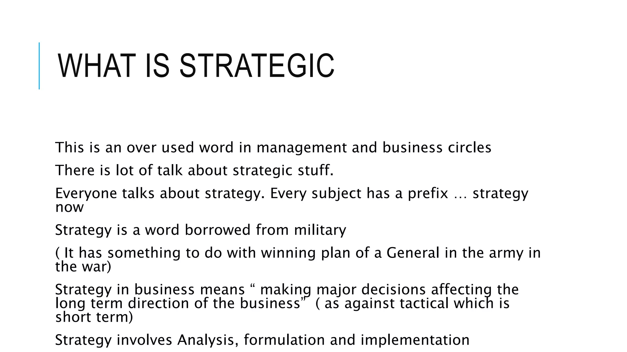 Introduction to strategic marketing | PPTX