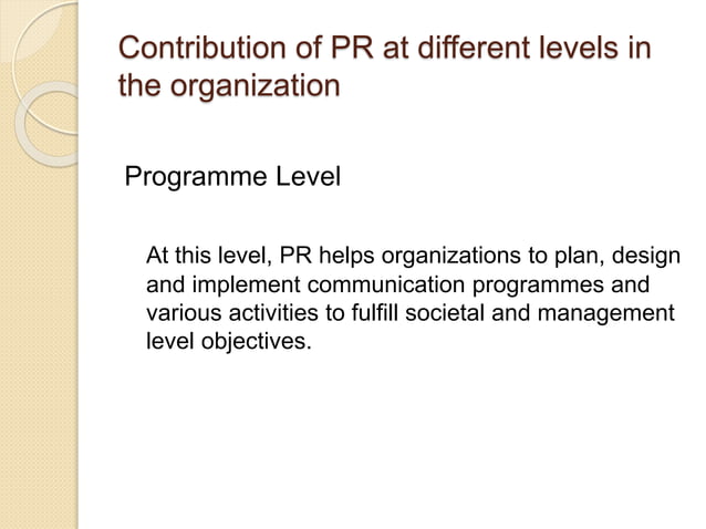 Introduction to strategic planning in public relation | PPTX