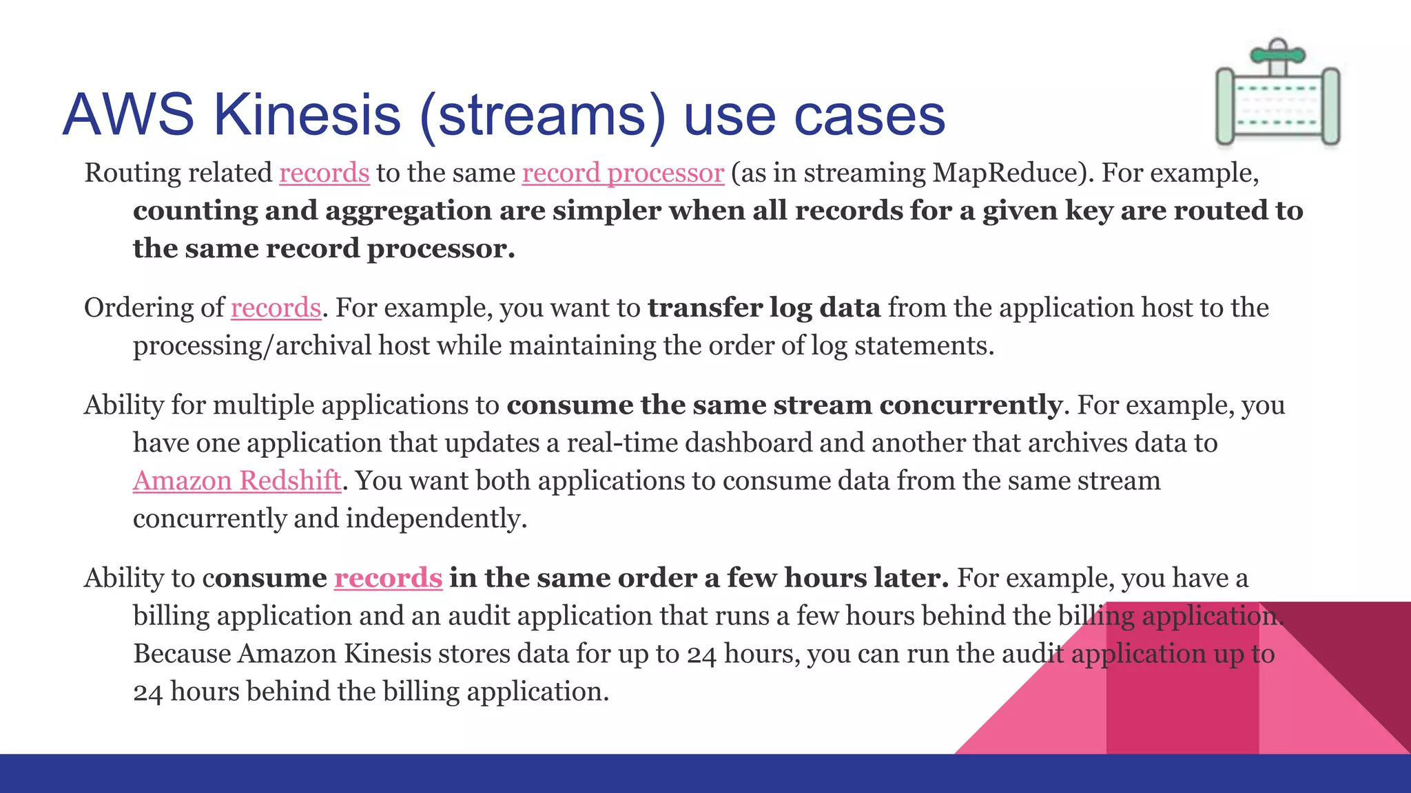 Introduction to streaming and messaging flume,kafka,SQS,kinesis | PPT