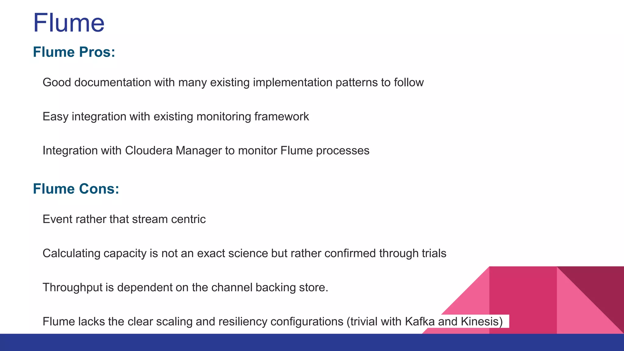 Introduction to streaming and messaging flume,kafka,SQS,kinesis | PPT