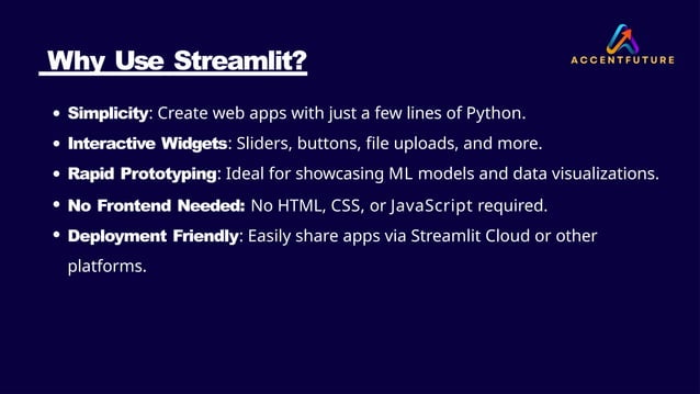 Introduction to Streamlit What & Why.pptx Introduction to Streamlit What & Why.pptx