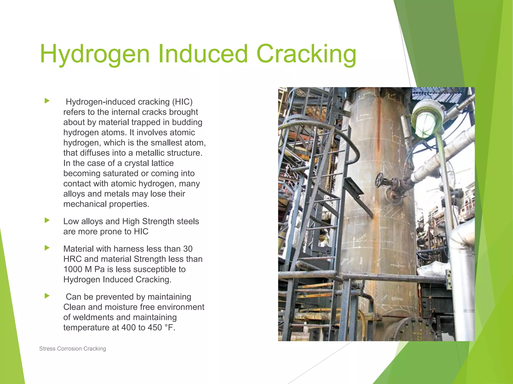 Introduction to stress corrosion cracking and nace material ...