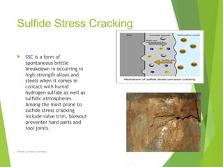 Introduction to stress corrosion cracking and nace material ...