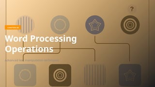 Introduction to Strings and pattern matching algorithm | PPTX